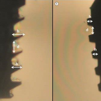 Image Parameters For Measurement Of Thread Height And Thread Distance Download Scientific
