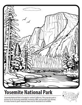 Free Coloring Pages Yosemite National Park 2025