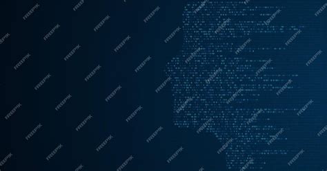 Numéros De Code Binaires De La Matrice Informatique Concept De Codage Hacker Vecteur Premium