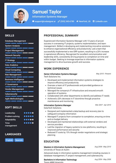 16 Systems Programmer Resume Examples And Templates For 2024 Cvdesigner Ai