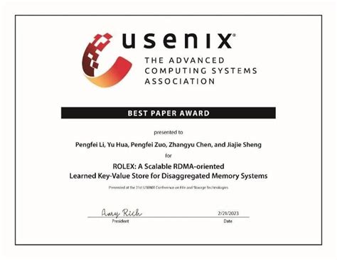 中华城市研究 的想法 华科团队获fast 2023最佳论文奖 第21届usenix文件和存储技术国际会议（fast，usenix