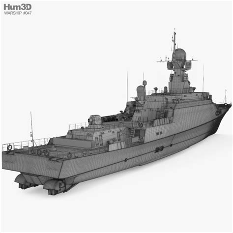 Buyan M Class Corvette 3d Model Download Warship On
