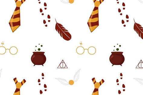 Harry Potter Pattern Vector Art Icons And Graphics For Free Download
