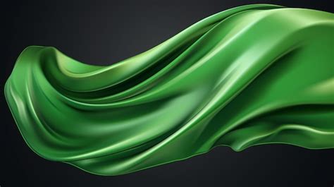 Una Bandera Verde Con Un Fondo Verde Que Dice Verde Vector Premium