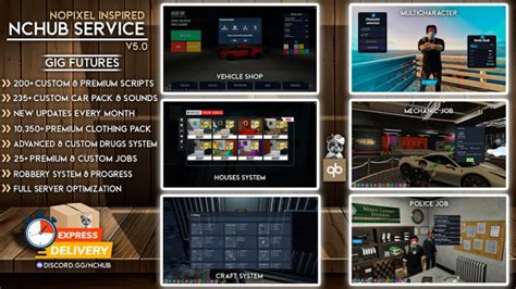 Create A Professional Qbcore Fivem Server For You By Vinom8759 Fiverr