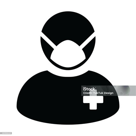 상담 아이콘 벡터 환자 얼굴 마스크 사람 프로필 남성 사용자 아바타 기호 의료 및 건강 관리 보호를 위한 글리프 픽토그램