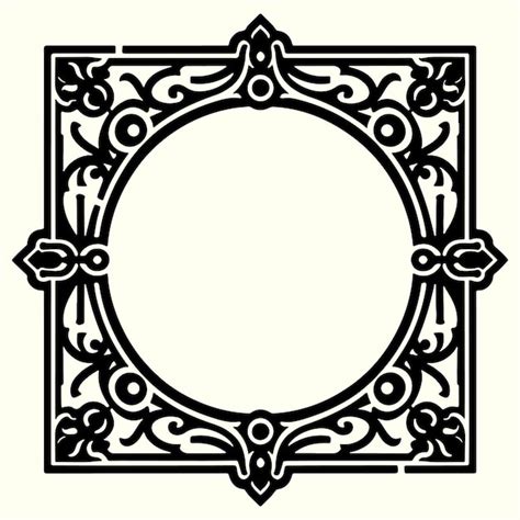 Premium Vector Editable Vintage Photo Frame Isolated Empty Background