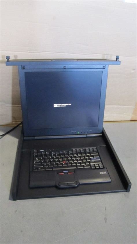 Oem Ibm 7316 Tf3 Flat Panel Console Computer W Usb Keyboard In Out Rails
