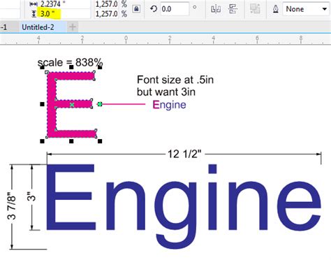 Difference In Text Size Between Text And Object Properties CorelDRAW X CorelDRAW Graphics