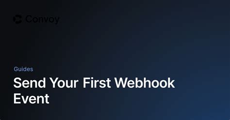 Send Webhook Events