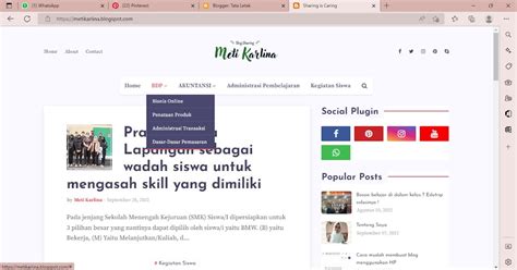 Cara Membuat Menu Dropdown Pada Blogspot