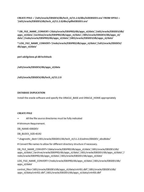 Oracle Database Duplication Guide Pdf Computers