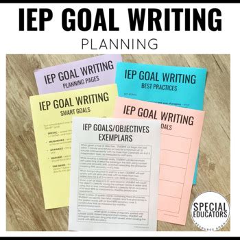 Present Levels IEP Snapshot IEP Progress Reports Special Ed IEP Paperwork