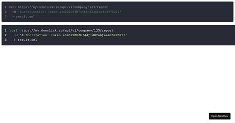 Highlightjs Curl Examples Codesandbox