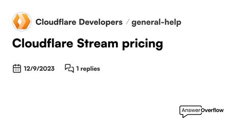 Cloudflare Stream Pricing Cloudflare Developers
