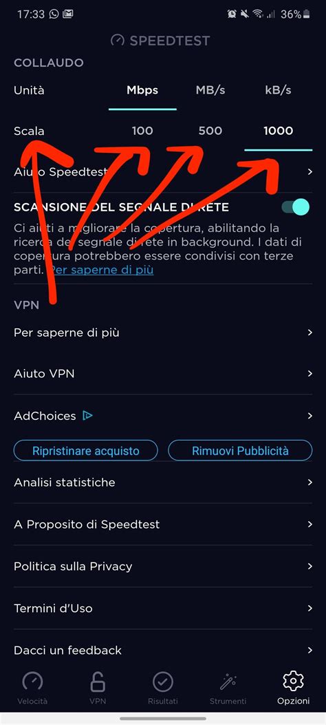 Voce Scala App Speedtest Net FibraClick Forum