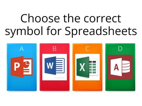 Introduction To Spreadsheets Quiz