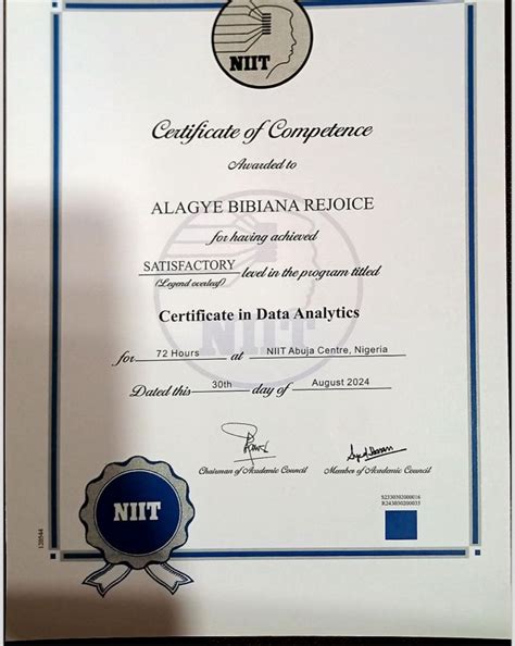Dataanalysis Niit Certification Datascience Businessintelligence Careergrowth Bibiana