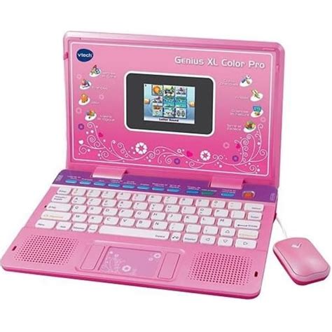 Vtech Genius Xl Color Pro Kaksikielinen Tietokone Vaaleanpunainen 6 11 Vuotta Cdon