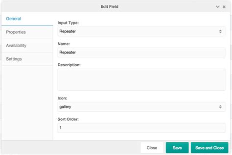 Repeater Modmore Documentation