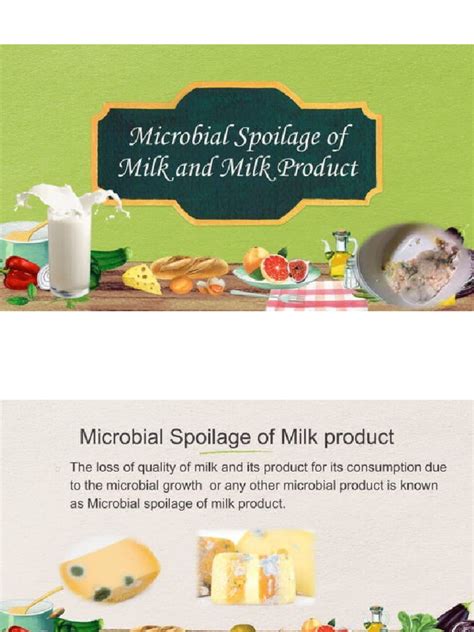 5 Microbial Spoilage Of Milk And Dairy Products Pdf