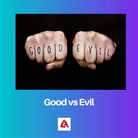 Good Vs Evil Words