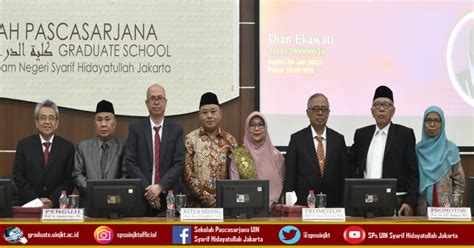 Ujian Promosi Doktor Dian Ekawati Sekolah Pascasarjana Universitas