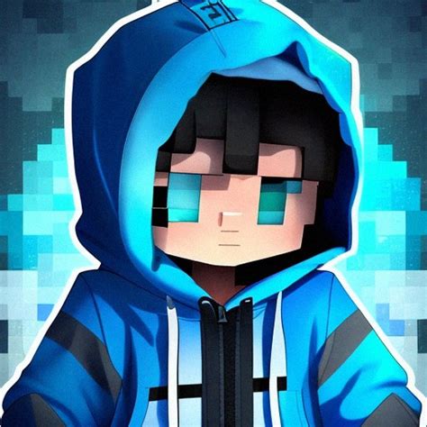 Make A Cute Anime Boy Character Wearing Blue Hoodie With Animated