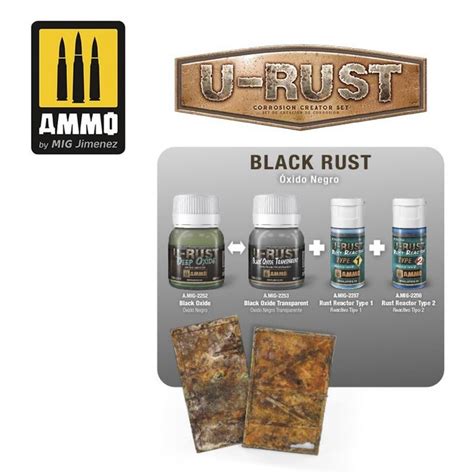 Mig AMMO Weathering Products U RUST Corrosion Creator Set
