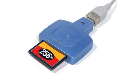 Memory Card Reader Stock Photo Image Of White Storage 1433284