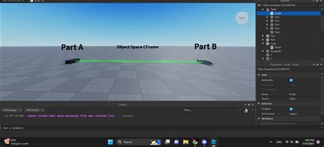 Cframe Toworldspace And Toobjectspace Scripting Support Developer Forum Roblox