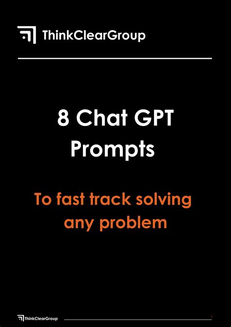 Chat Gpt Prompts — Thinkcleargroup