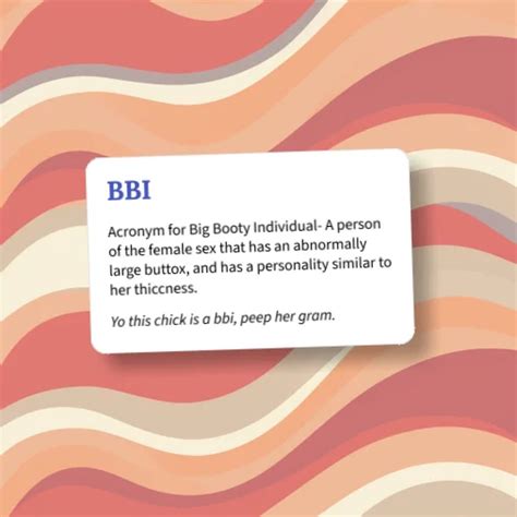 Urban Dictionary Bbi