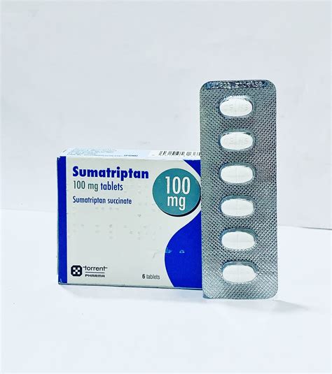 Sumatriptan 100mg Tablet S X 6 Medecify