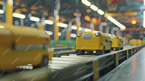 Robots Sorting Packages In A Highspeed Delivery And Logistics Center Premium Ai Generated Image