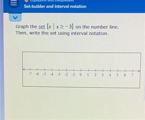 Solved Set Builder And Interval Notationgraph The Set