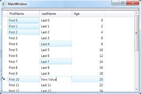 Multi Cell Editing With The Xamdatagrid Brian Lagunas