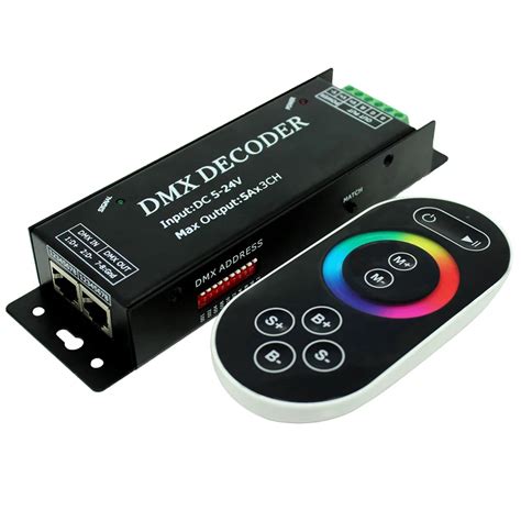 Dmx101 Dmx Decoder Led Strip Dmx Controller Dimmer Dc5~24v Input