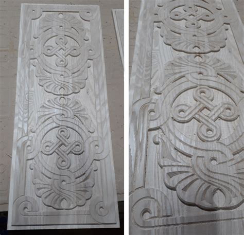 ქართული ორნამენტების რუტერზე ამოჭრა