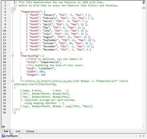 analyze json data with filters formulas and charts altova blog