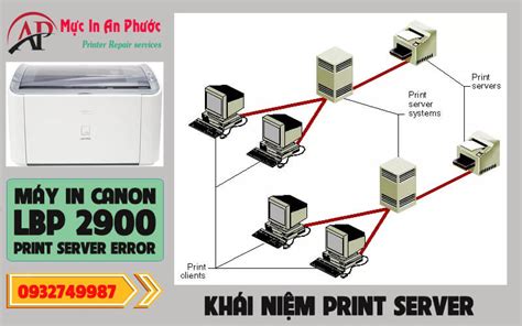 Máy In Canon 2900 Báo Lỗi Print Server Error Khiến Máy In Bị Offline