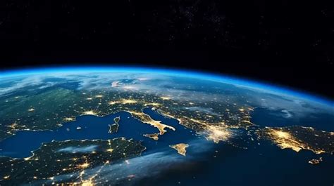 지구는 우주에서 보인다 공간에 3d 현실적인 그림 지구 고화질 사진 사진 지구 행성 배경 일러스트 및 사진 무료 다운로드 Pngtree