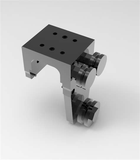 Solid Works 3d Cad Model Of Rotary Modules A 45 L 70 Outer Bearing D
