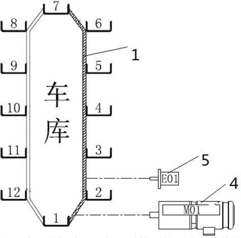 垂直循环式立体车库的车位停靠位置定位系统的制作方法