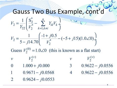 Newton Raphson Method For Load Flow Analysis Ppt Physics Science