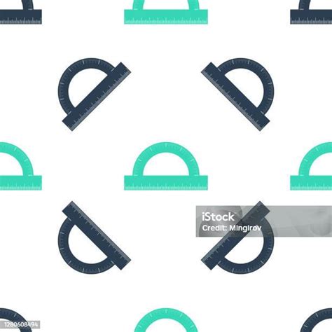 흰색 배경에 도 아이콘 격리 된 원활한 패턴을 측정하기위한 녹색 트랙터 그리드 기울기 각도 미터 측정 도구 기하학적 기호 벡터 각도에 대한 스톡 벡터 아트 및 기타 이미지