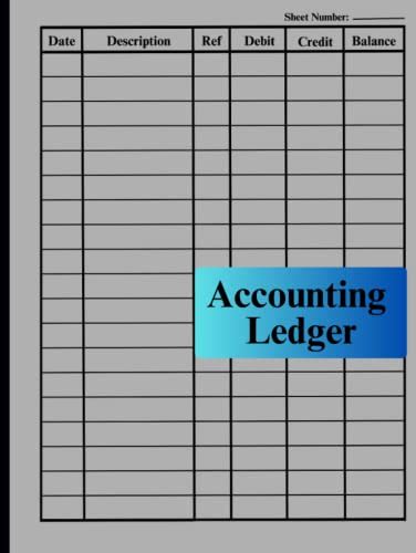 Accounting Ledger Simple Accounting Ledger For Book Keeping Small Business And Personal Use
