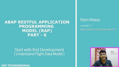 Abap Restful Application Programming Model Rap Video Tutorials Sap