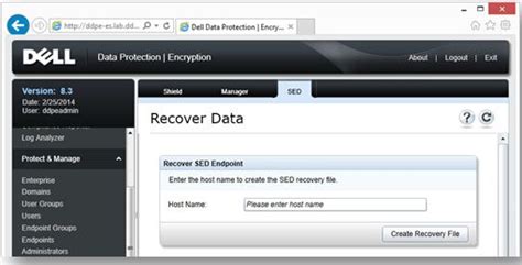 Dell Encryption Dell Data Protection Encryption Basic Instructions To Common Recovery