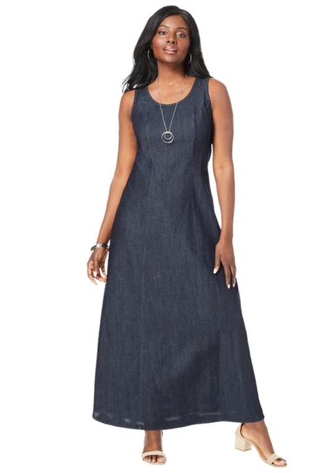 Denim Maxi Dresses For Women Nordstrom